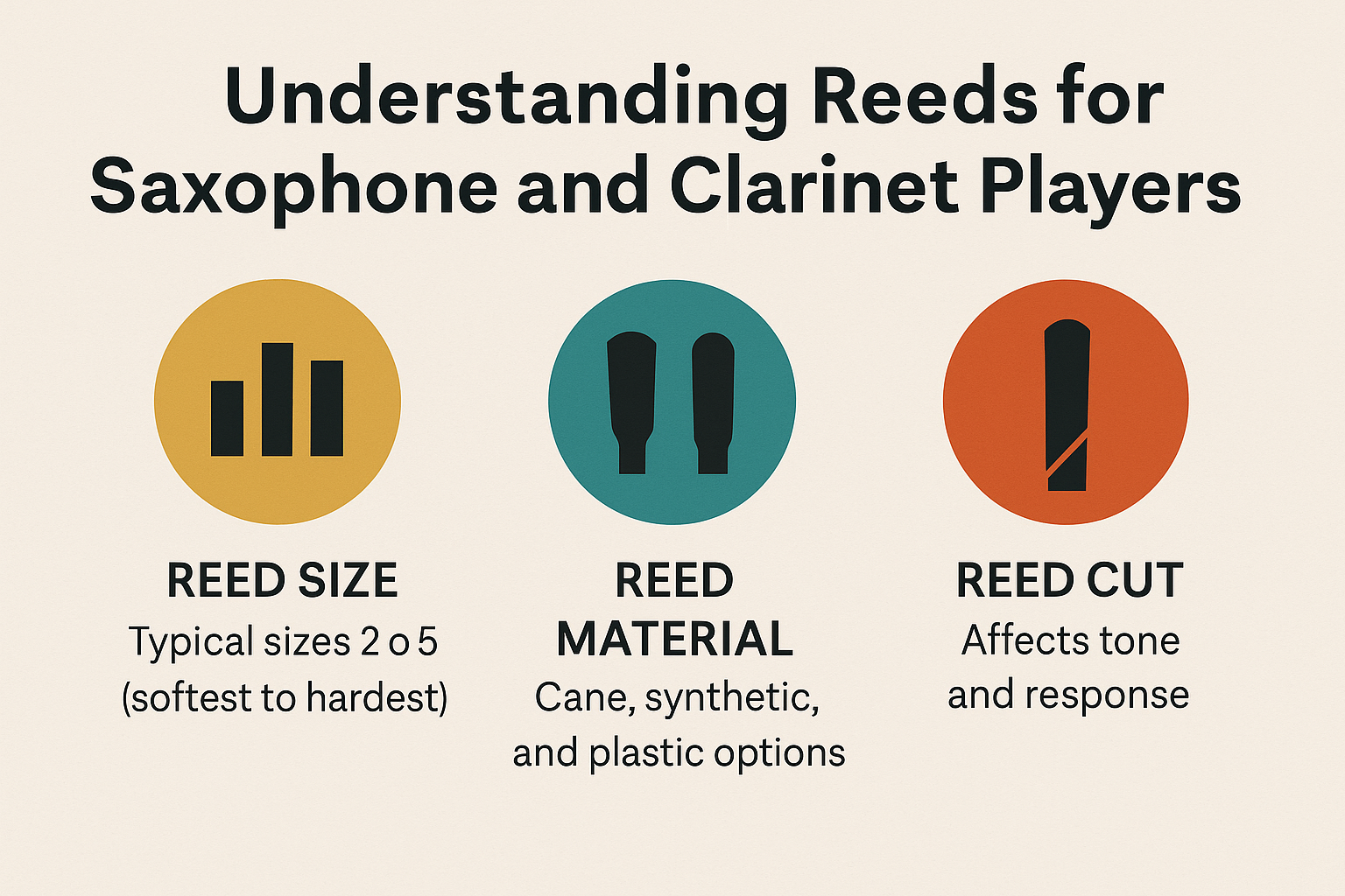 Understanding Reeds for Clarinets and Saxophones - Canton Music Academy